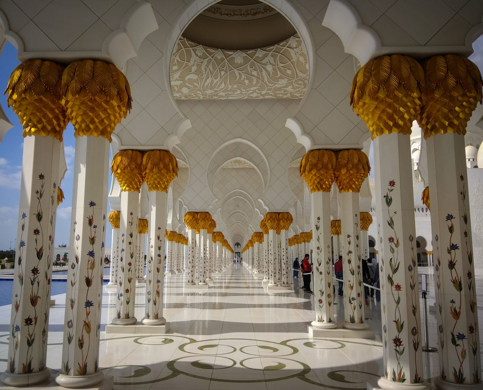 Grand Mosque Pillars - Someday Nomadic